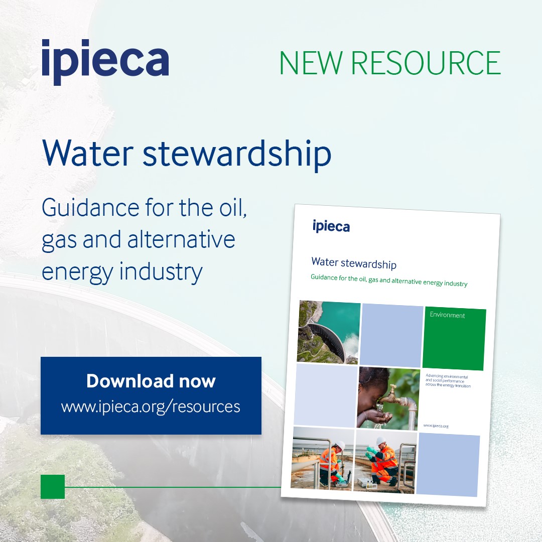 Water stewardship | Ipieca