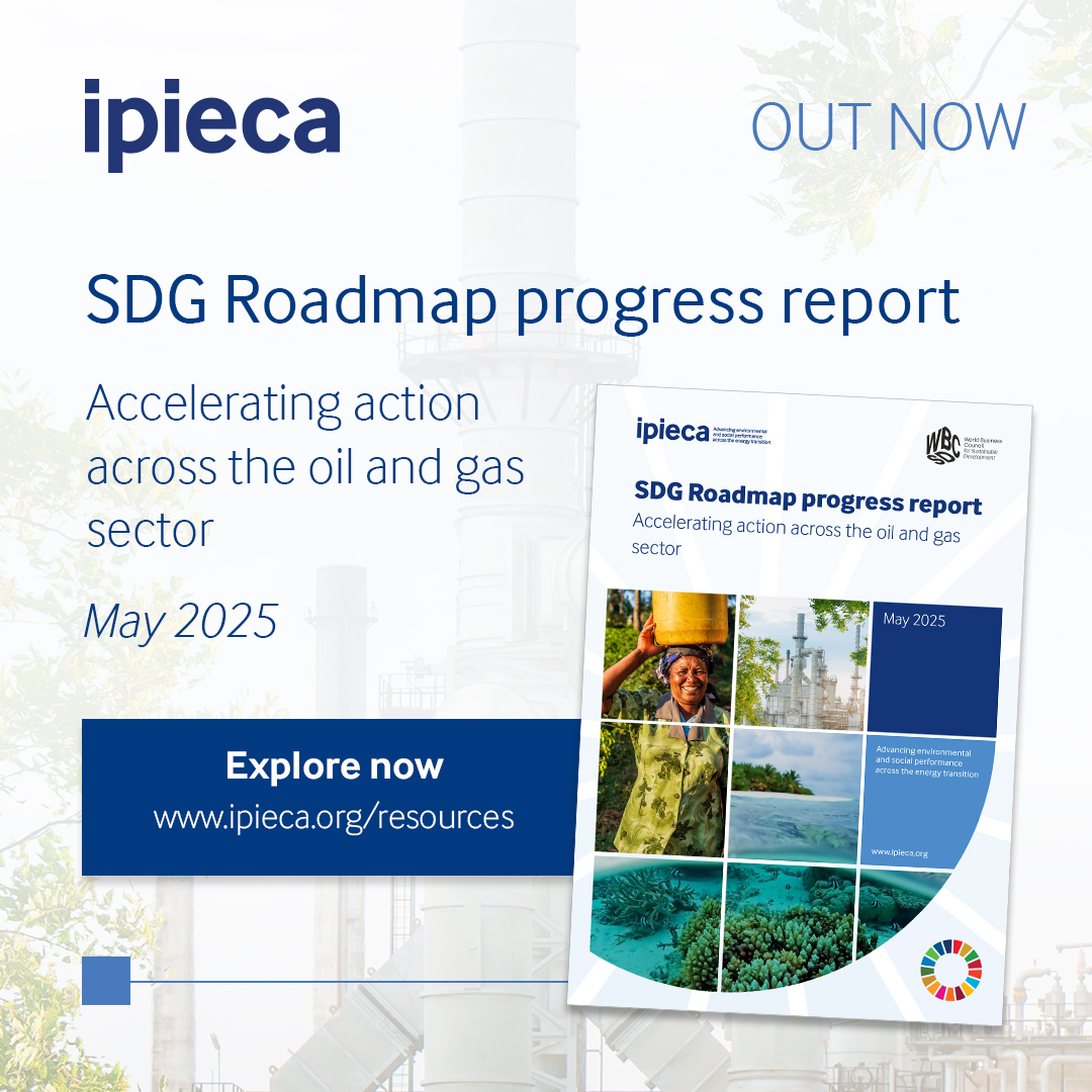 SDG Roadmap progress report: May 2025 | Ipieca