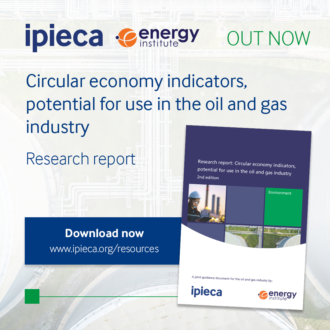 Circular economy indicators research report: key messages | Ipieca