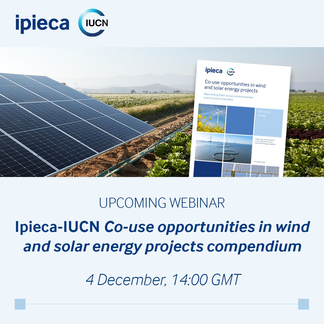 Webinar: Ipieca-IUCN Co-use opportunities in wind and solar energy ...