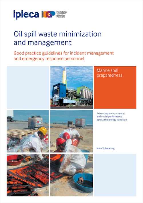 Oil spill waste minimization and management good practice guidelines ...